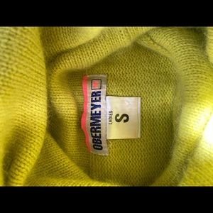 Obermeyer | Sweaters | Vintage Lime Green Obermeyer Sweater | Poshmark